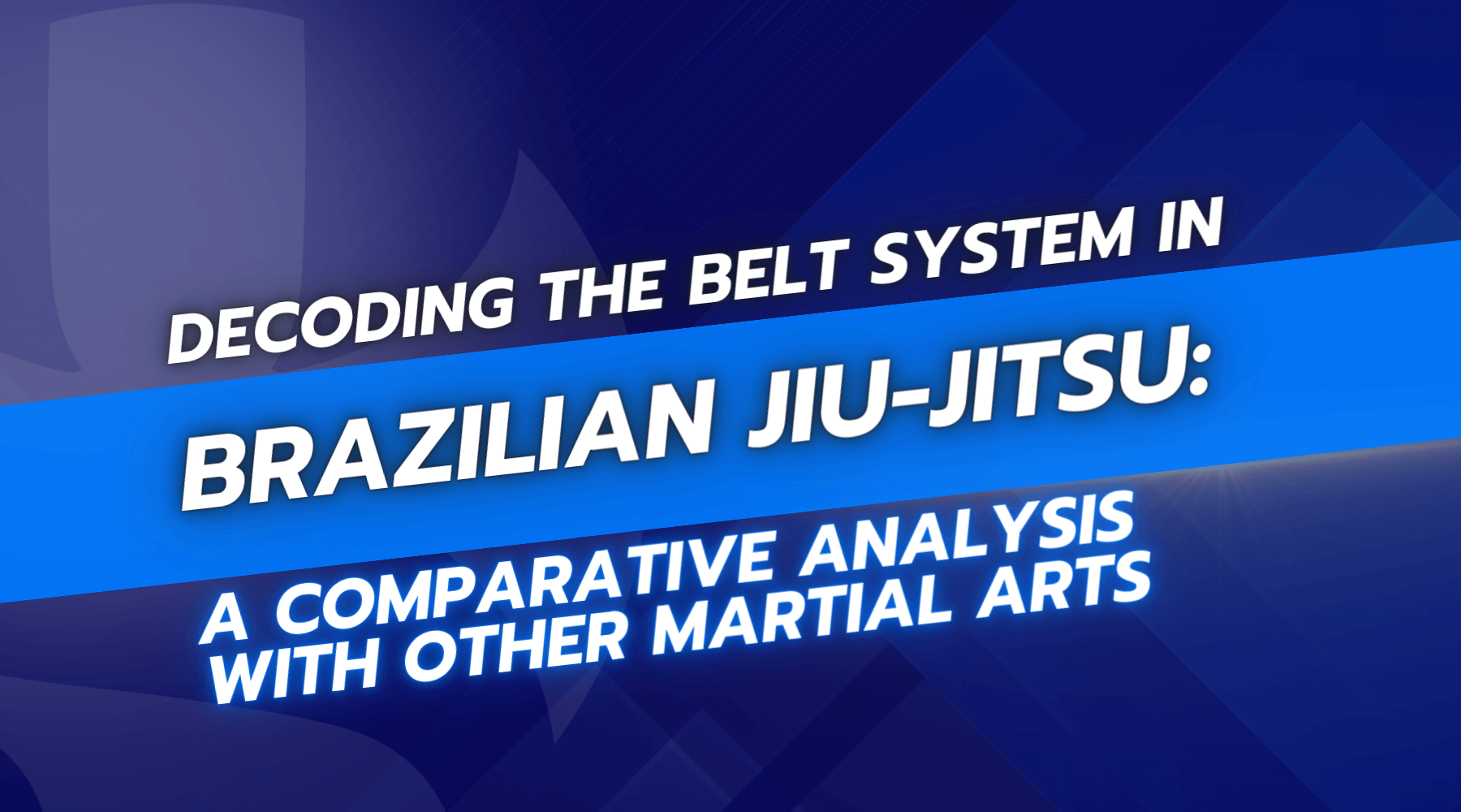 Decoding the Belt System in Brazilian Jiu-Jitsu: A Comparative Analysis ...